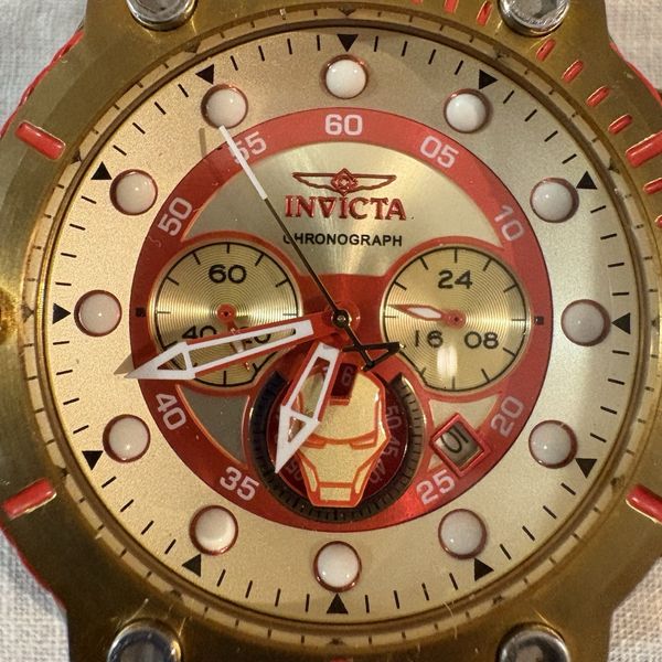 Limited Edition Invicta Marvel Iron Man Watch Model 25781 | WatchCharts ...