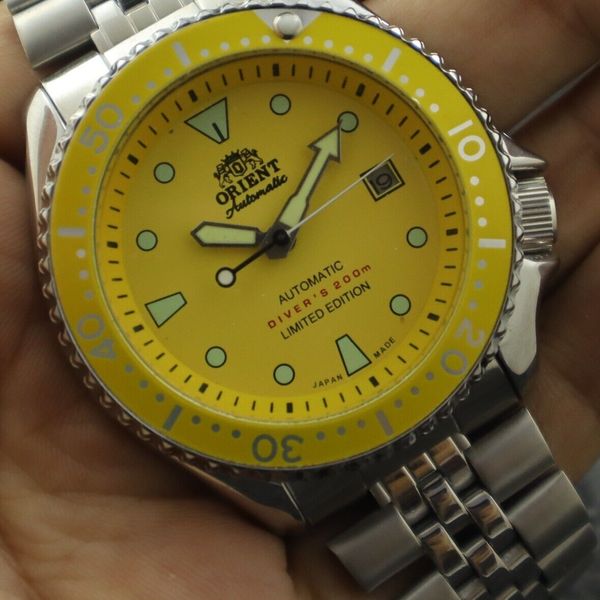 Orient Diver Automatic Rotating Bezel 21J With Date Recently Service ...