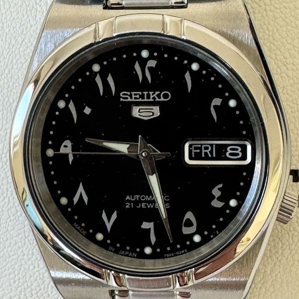 SEIKO 5 SNK063J5 SPECIAL ARABIC DIAL ARABIAN GULF UAE EDITION 34mm ...