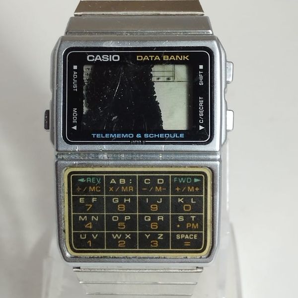 Vintage Casio DBC-610 Databank & Schedule Quartz Digital Watch Repair ...