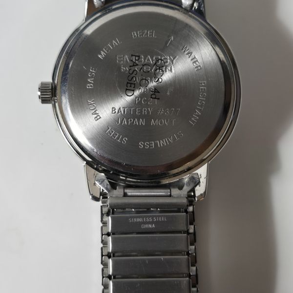 Embassy by Gruen- Quartz Watch - W1819 098 - Elastic Metal Band -Great ...