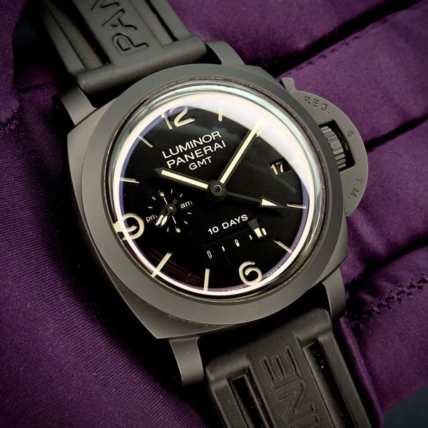 Panerai 335 Luminor 1950s 10 Days GMT Ceramic 44mm PAM 335 - PAM00335 ...