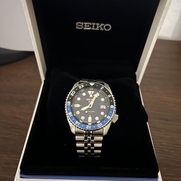 SEIKO SSK003 Automatic GMT Stainless Steel Watch Blue | WatchCharts ...