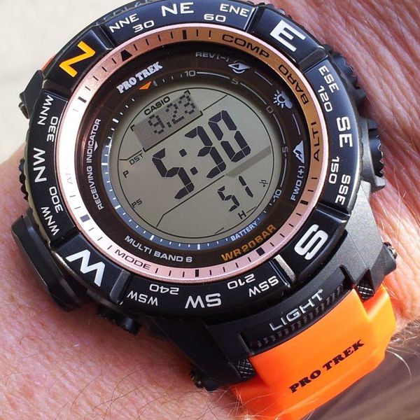 SOLD: CASIO PRO TREK PRW-3500Y-4JF IN PERFECT CONDITION | WatchCharts ...