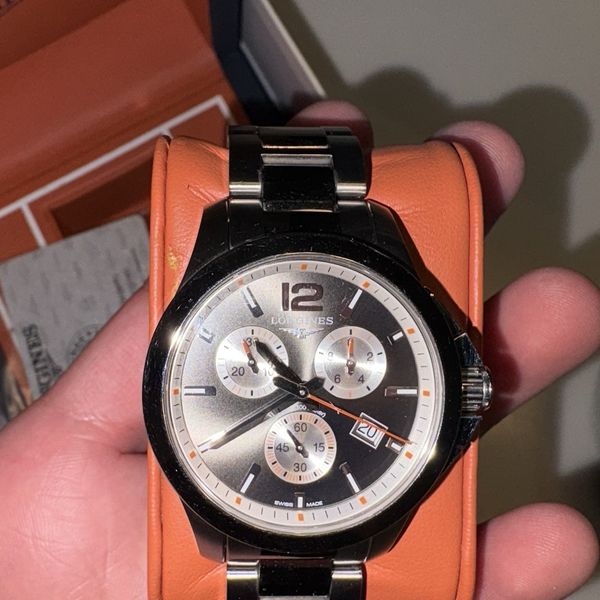 Longines Conquest Gray Men's Watch - L3.700.4.79.6 | WatchCharts ...