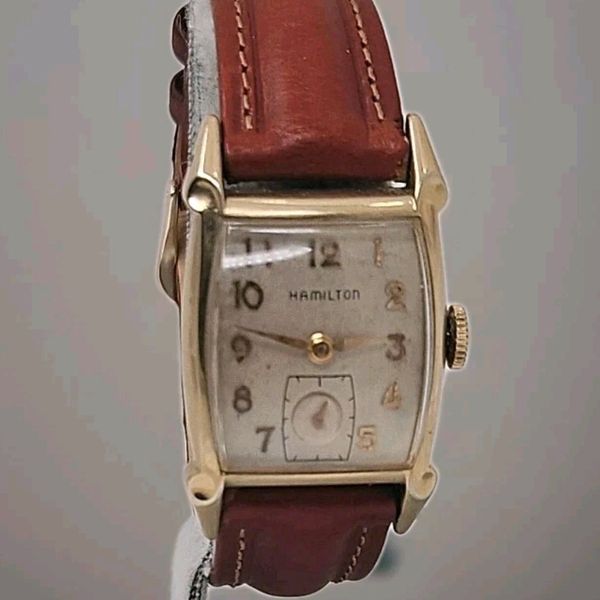 Srunning 1946 Hamilton Lindsay In Signed Lindsay Case 17 Jewel 10k GF ...