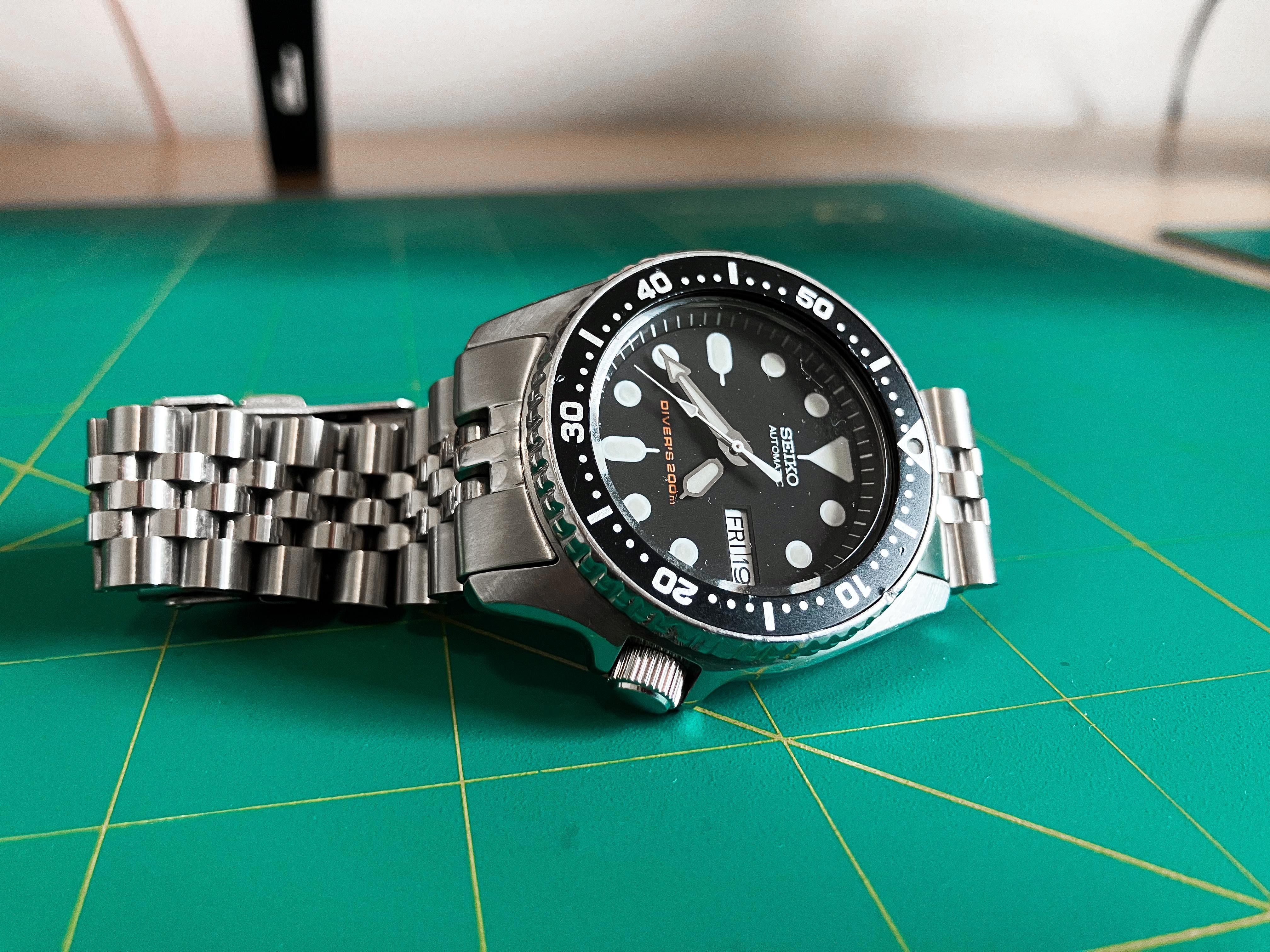 [WTS] Seiko SKX013K with Uncle Seiko Tropic Rubber Strap & Jubilee ...