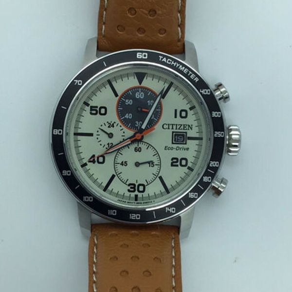 Citizen Brycen Chronograph Light Brown Dial Men's Watch CA0649-06X ...