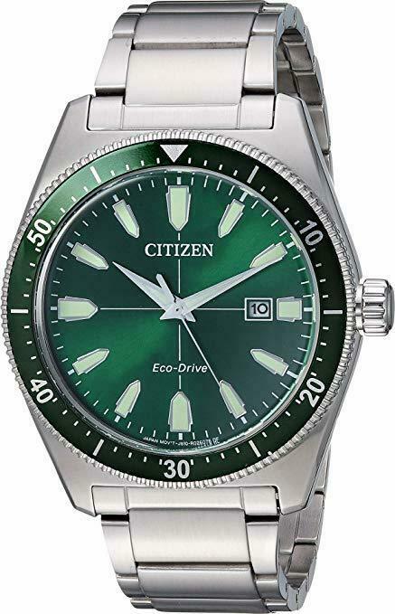*BRAND NEW* Citizen Men's Eco-Drive Brycen Hulk Green Dial Watch AW1598 ...