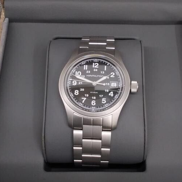 HAMILTON H68411133 Date Black Dial Quartz Men's Watch | WatchCharts ...