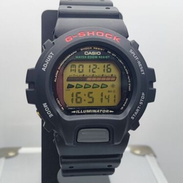 Vintage Casio G Shock DW-6600-1V SNIPER Gold LCD 1199 Mod (1994) Men ...