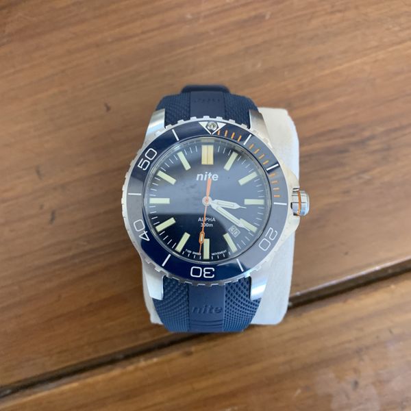 Nite Alpha divers watch for sale | WatchCharts Marketplace