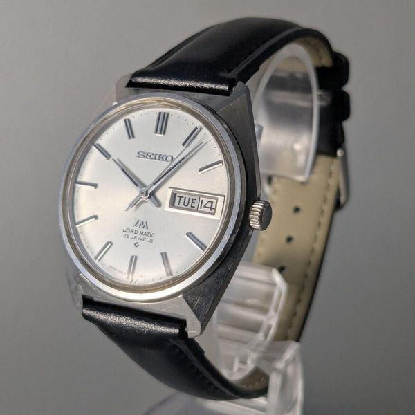 1969 vintage Japanese Seiko 5606-7000 Lord Matic 25 Jewels good works ...