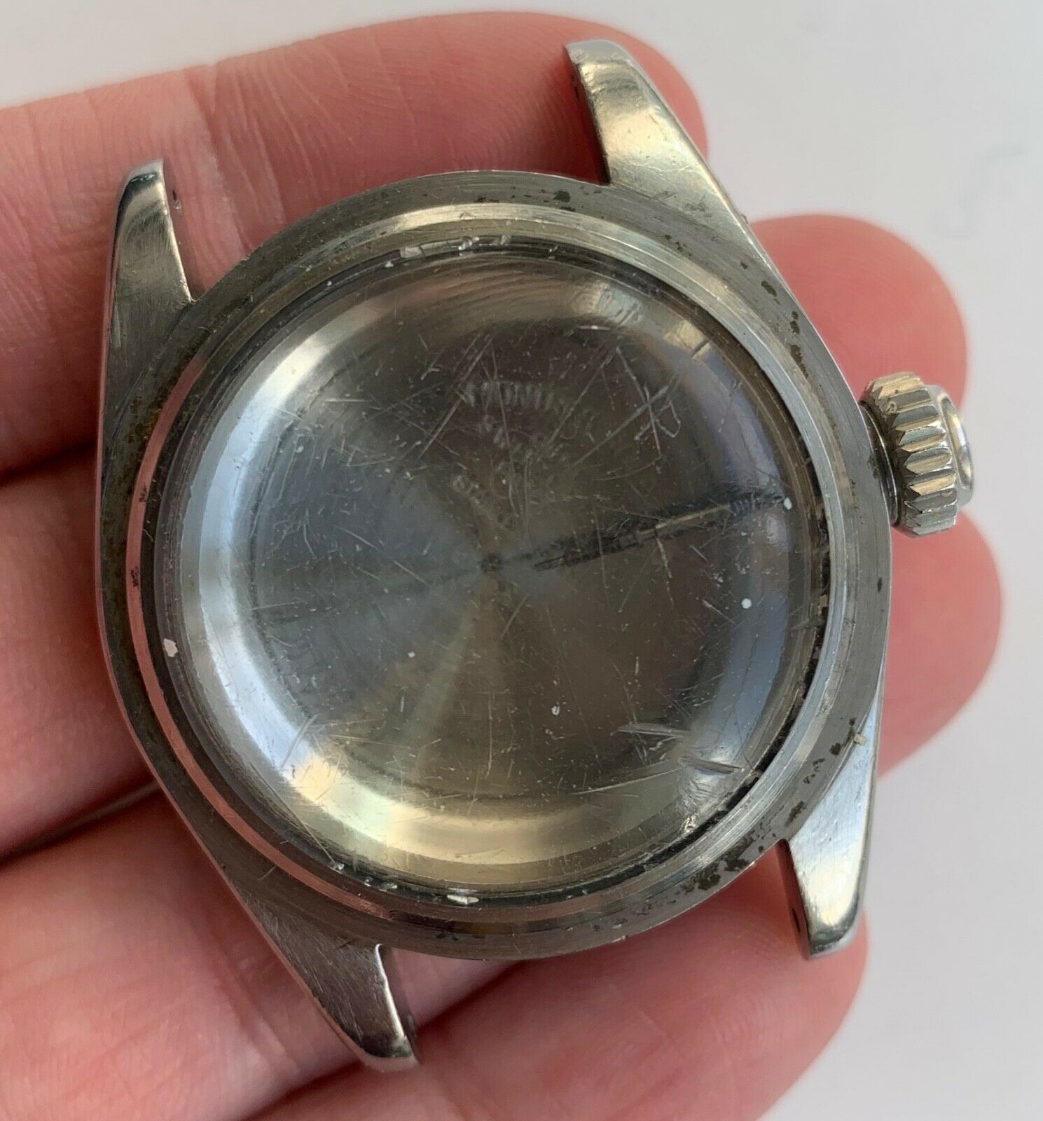 1950's Vintage Rolex Submariner Big Crown ref.6538 Stainless Steel Case ...
