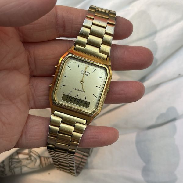 Casio Analogue Digital Mens Quartz Watch 1301 AQ-230 | WatchCharts ...