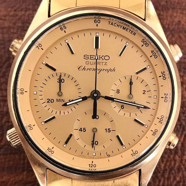 [WTS] Gold Seiko 7A28-7029 Quartz Chronograph | WatchCharts Marketplace