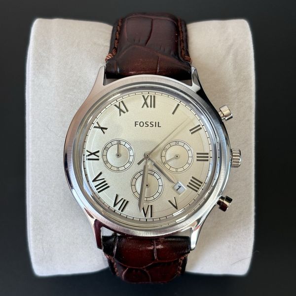 Fossil Ansel FS4738 42mm Chronograph | WatchCharts Marketplace