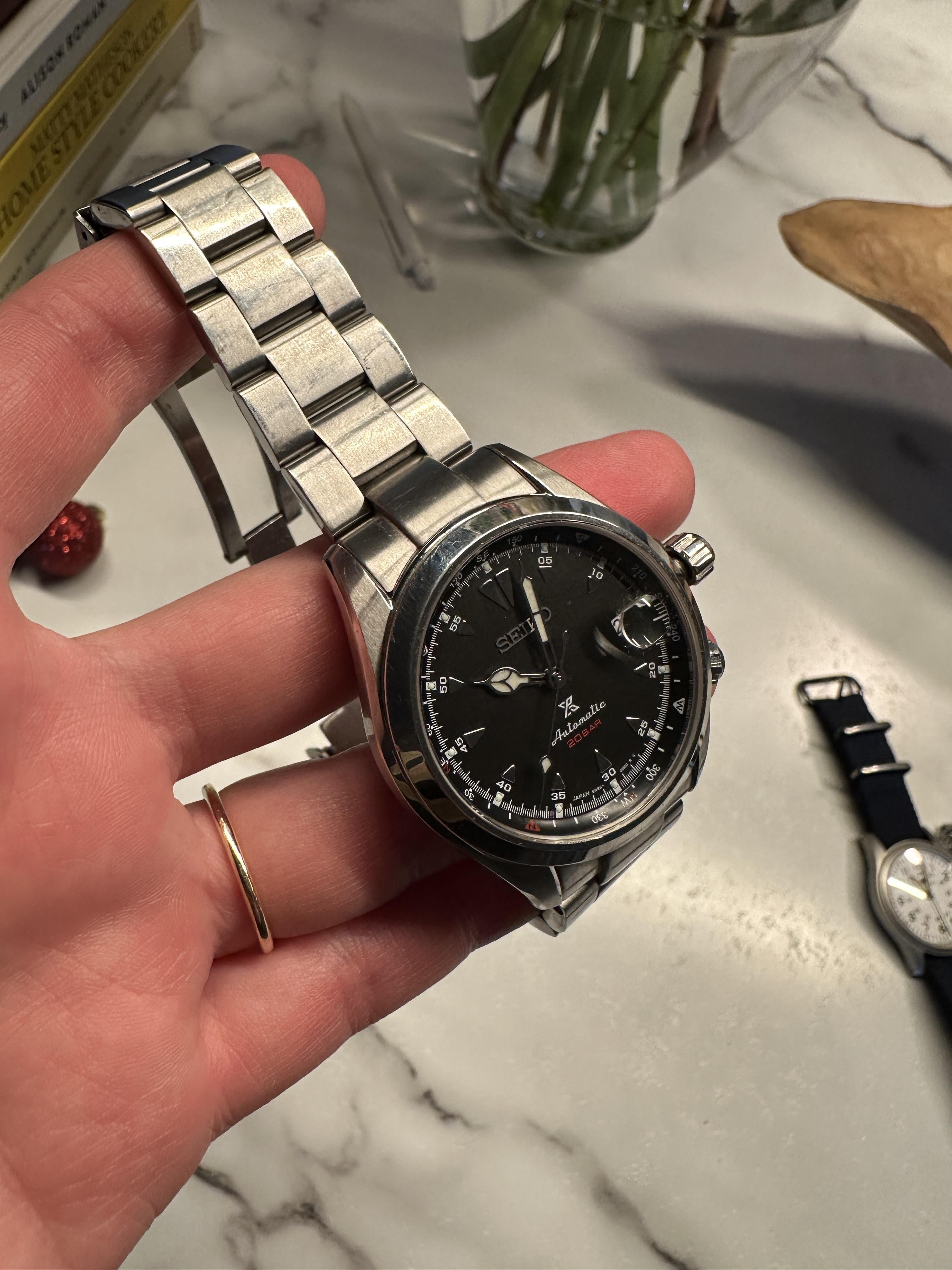 [WTS] Seiko SPB117 “Shark’s Tooth Alpinist” with Miltat bracelet - $425 ...