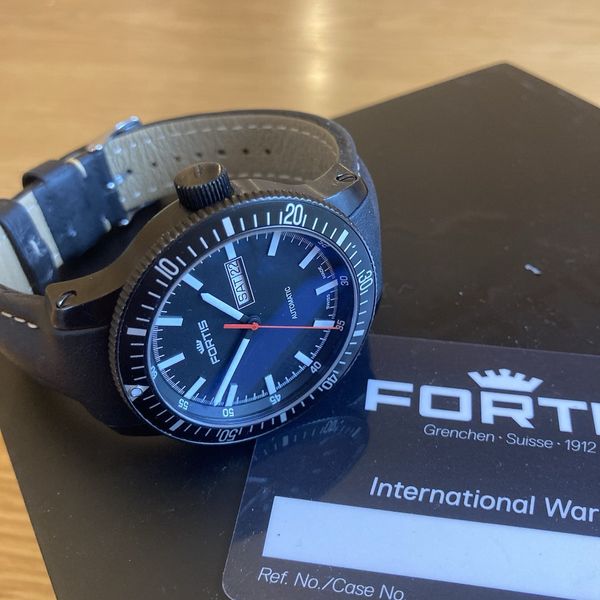 Fortis Watch Cosmonautis Monolith Black Stealth Model 647.18.31 LP Ex ...