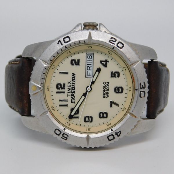 Timex Expedition Indiglo WR 100M Quartz Analog Men's Watch New Battery ...