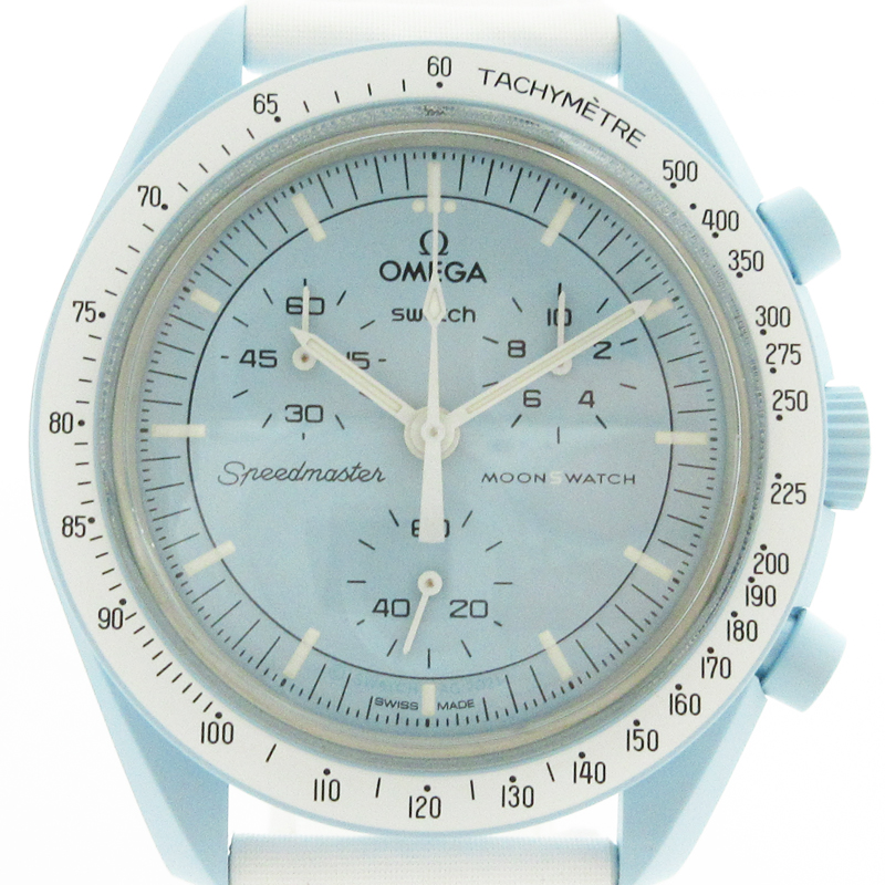 [Pre-owned] OMEGA x swatch | Omega x Swatch Quartz Wristwatch ...