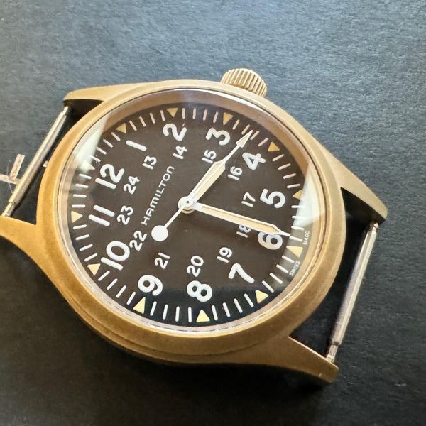 [WTS] Hamilton Khaki Field Bronze 38mm | WatchCharts Marketplace