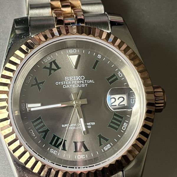 Seiko Wimbledon Datejust 41mm Mod Watch | WatchCharts Marketplace