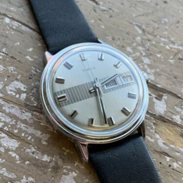 VINTAGE 1975 TIMEX MARLIN 16850 02775 MEN'S WRIST WATCH | WatchCharts ...