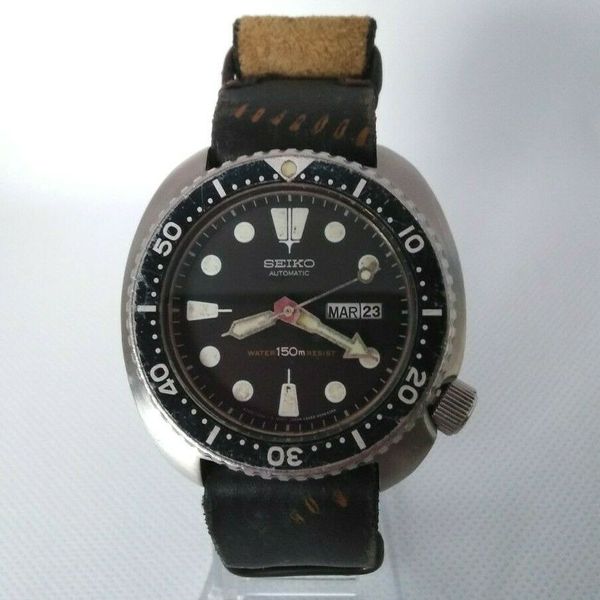 VINTAGE SEIKO DIVER 6309-7049 AUTOMATIC 150m 17 JEWELS TURTLE SUWA | WatchCharts