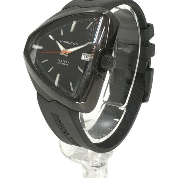 Hamilton Ventura ELVIS 80 H245850 Black Wrist Watch Automatic Men w ...