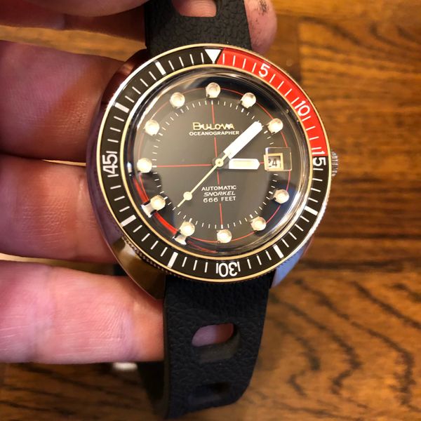 Bulova 666 Devil Diver Reissue $360.00 | WatchCharts Marketplace