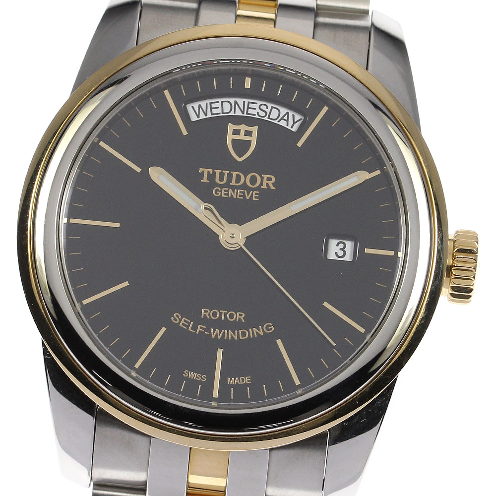 ☆Good condition ★With box and warranty card [TUDOR] Tudor Glamor Date ...