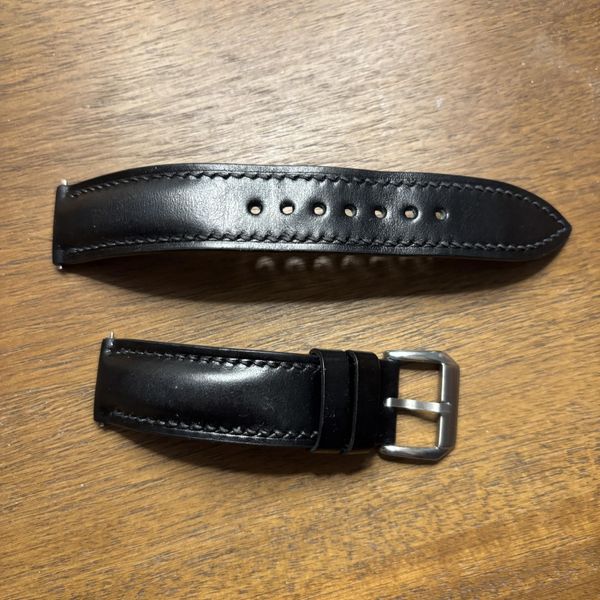 [WTS] Black Shell Cordovan Strap w/ Quick Release | WatchCharts Marketplace