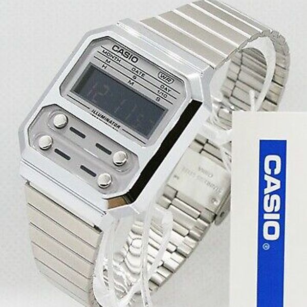 Orologio da polso Casio vintage A100WE-7BEF | WatchCharts