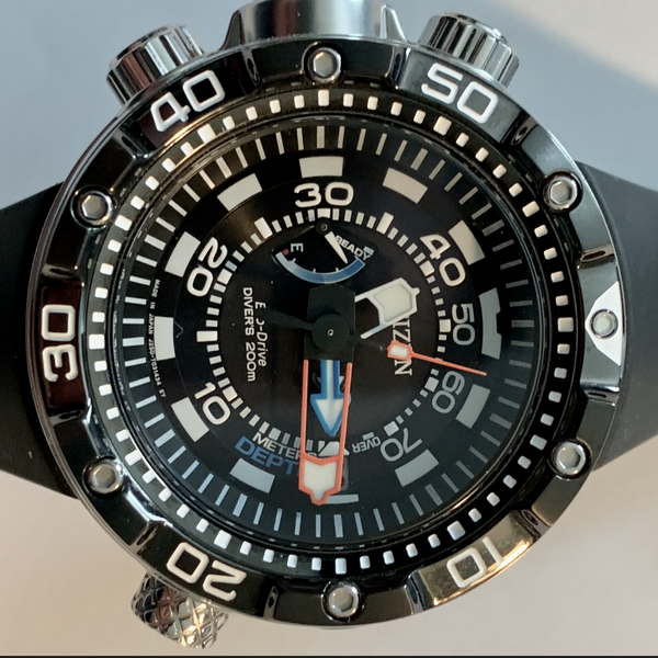 BN2029-01E Citizen Men's Eco-Drive Promaster Aqualand Depth Meter ...