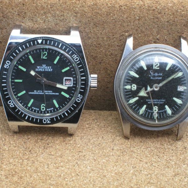 Vintage Sheffield & Windert Diver Watch Lot | WatchCharts Marketplace