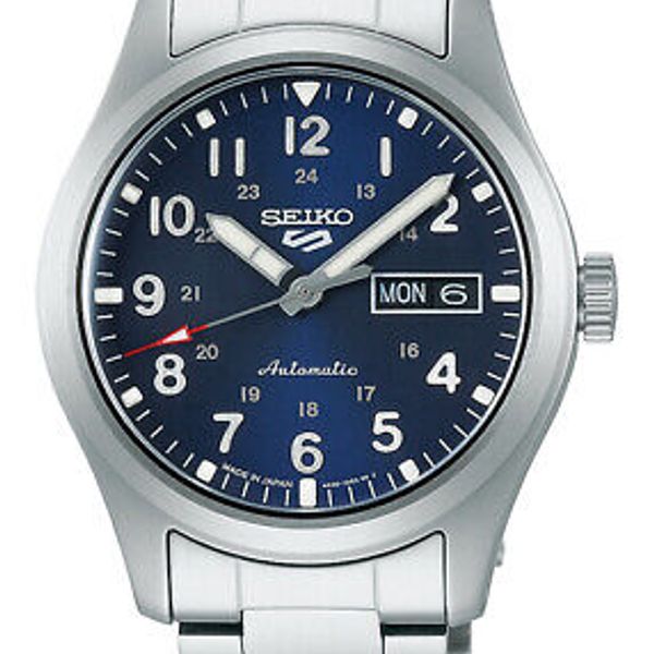 SEIKO SEIKO 5 SPORTS FIELD SPORTS STYLE SBSA113 Blue Men's Watch New in ...