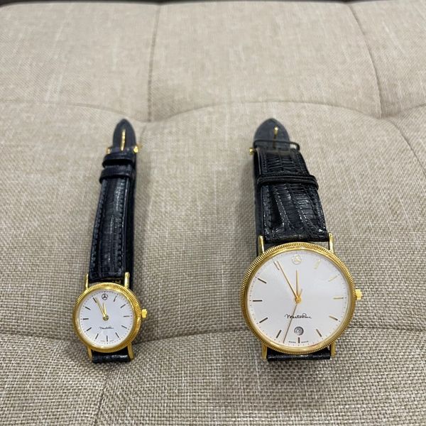 Mercedes-Benz 18k Gold Watches - His & Hers Set | WatchCharts Marketplace