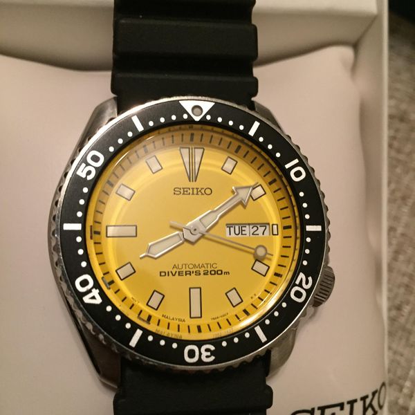 *SOLD* FS: Seiko SKXA35 Yellow Diver - $145 Shipped CONUS *SOLD ...