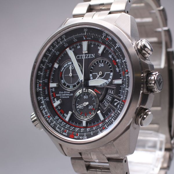 [N MINT] Citizen Promaster H610-S099919 Eco Drive Titanium Solar Men ...