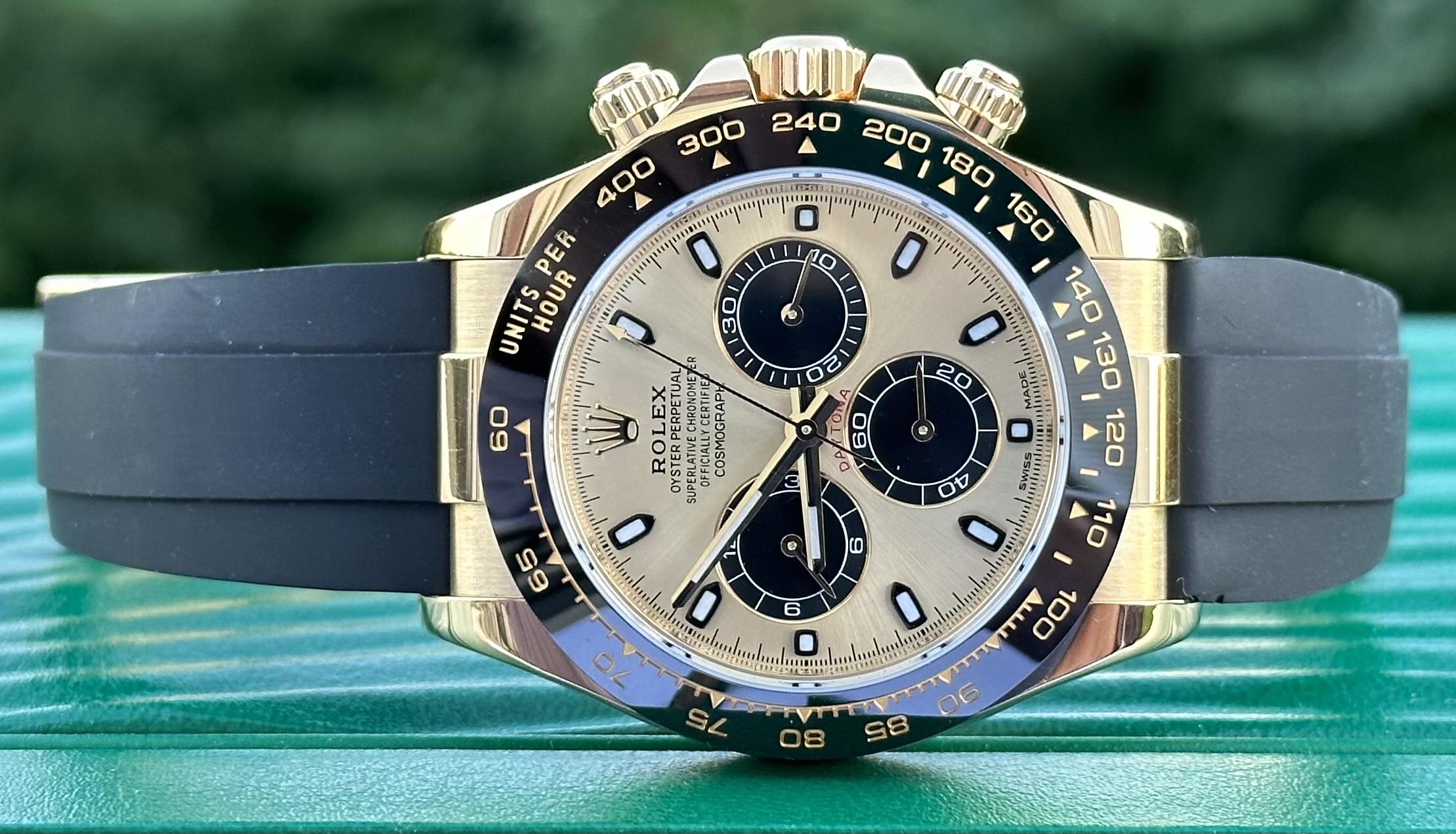 FS: Rolex Daytona Oysterflex. Gold. Ceramic. YML Dial. Campaign with ...