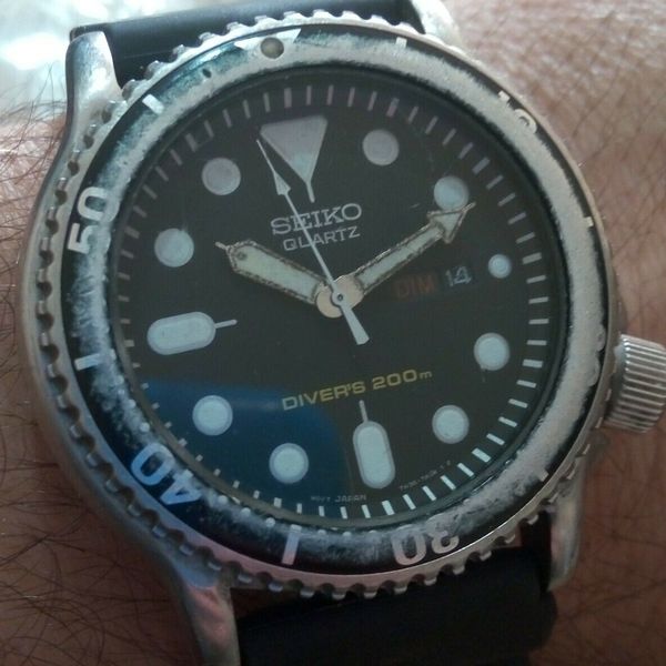 Seiko 7N36-7A01 Israeli IDF Military Commando Diver 200m Japan Watch ...