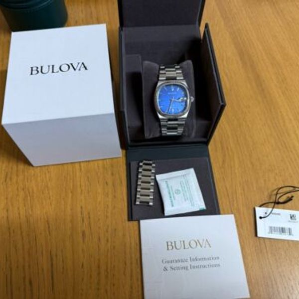 Bulova Watch Super Seville Precisionist Blue Dial 96B440 | WatchCharts ...