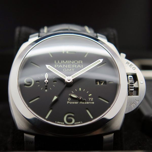 FS: Panerai PAM 321 LUMINOR 1950 MARINA 3 DAYS GMT POWER RESERVE-Q ...