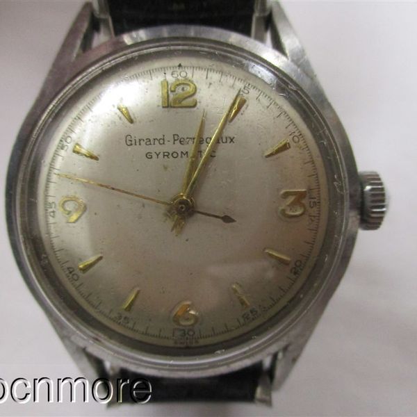 VINTAGE GIRARD PERREGAUX GYROMATIC 47 G 759 AUTOMATIC WATCH CASE 6213 ...