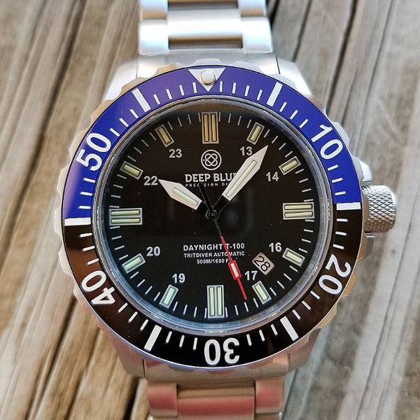 SOLD - Deep Blue Batman Diver | WatchCharts Marketplace