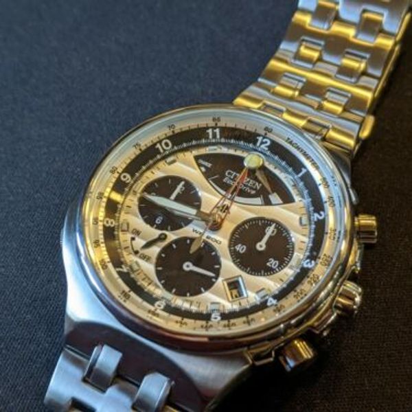 Citizen Eco Drive calibre 2100 AV0031-59A chronograph Alarm Watch ...