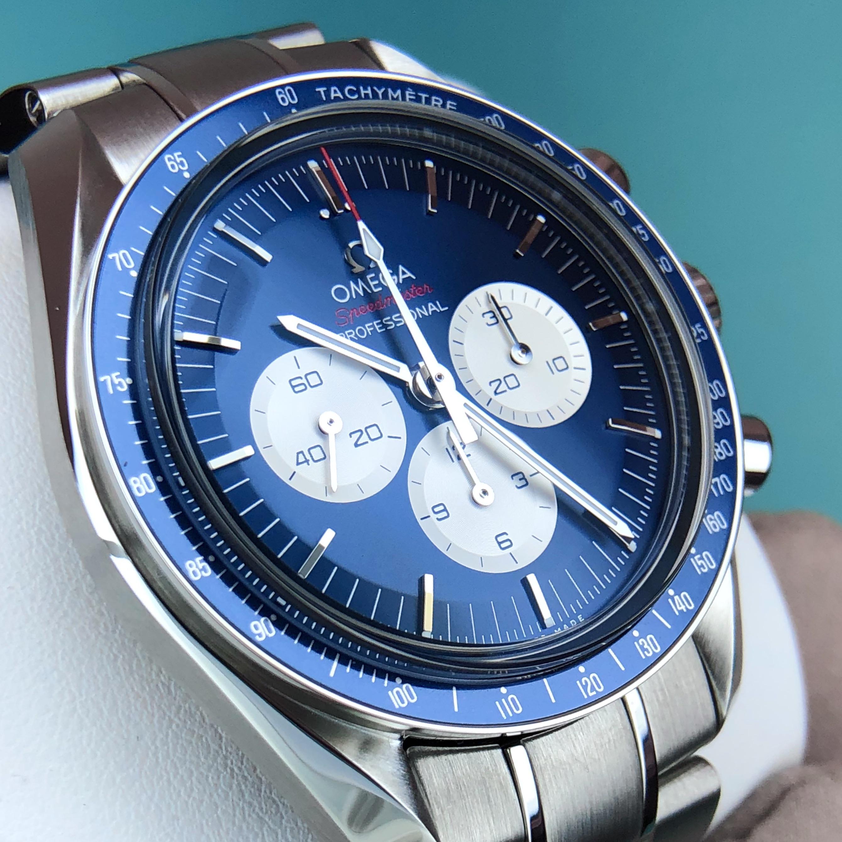 [WTS] Omega Speedmaster Blue Tokyo 2020 Full Set | WatchCharts