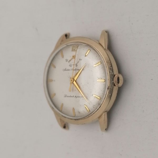 VINTAGE FIRST SEIKO AUTOMATIC 11A POWER RESERVE 14040 WATCH FOR PARTS ...