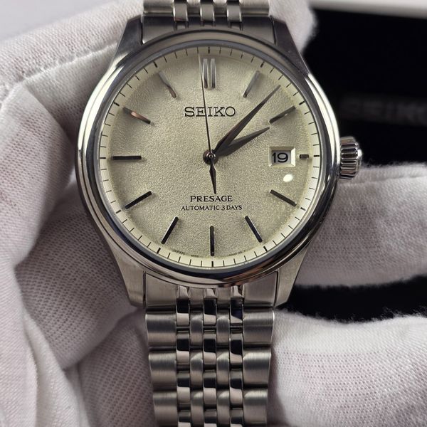 *BRAND NEW* Seiko Presage Classic Auto Ivory Dial Stainless Men's Watch ...